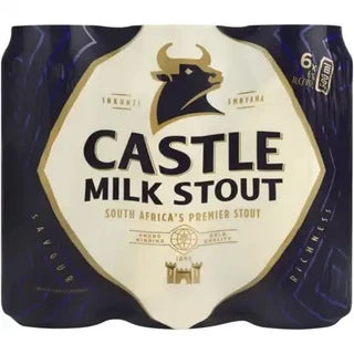 6x Castle Milk Stout 500ml can – Googro