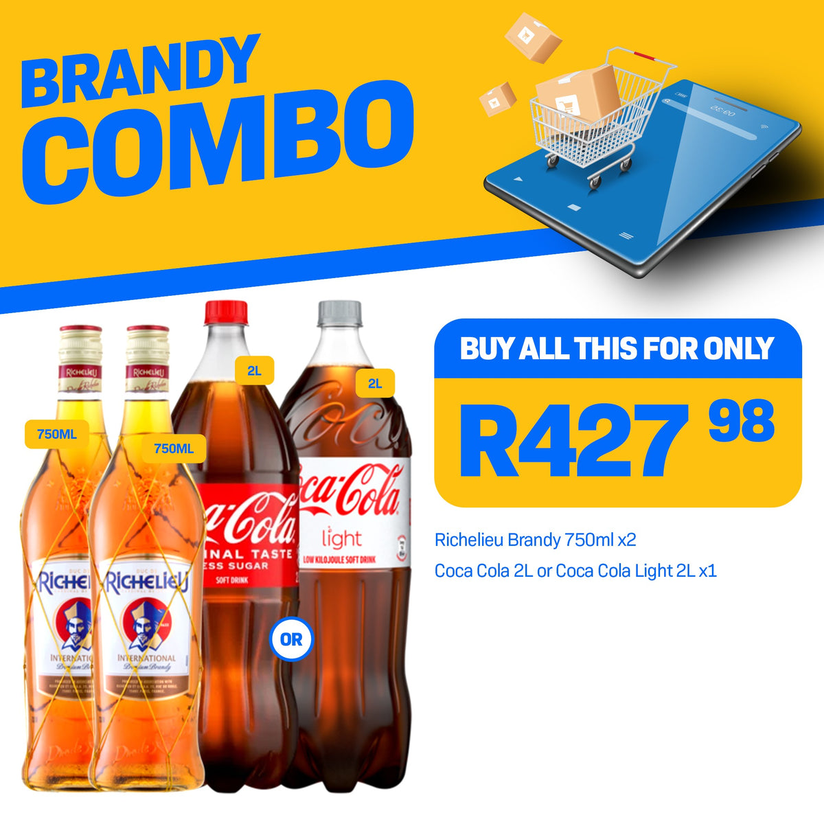 Richelieu Brandy 750ml Combo – Googro